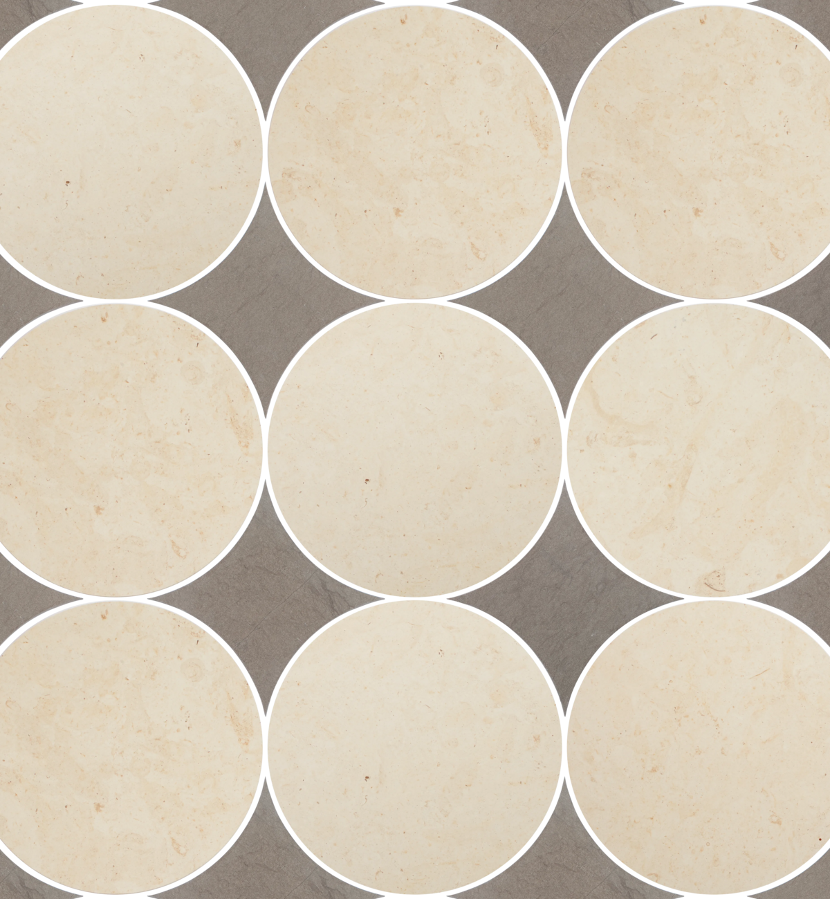 Blends Tarla Circle Marble Tile | Floor Tiles | Fired Earth