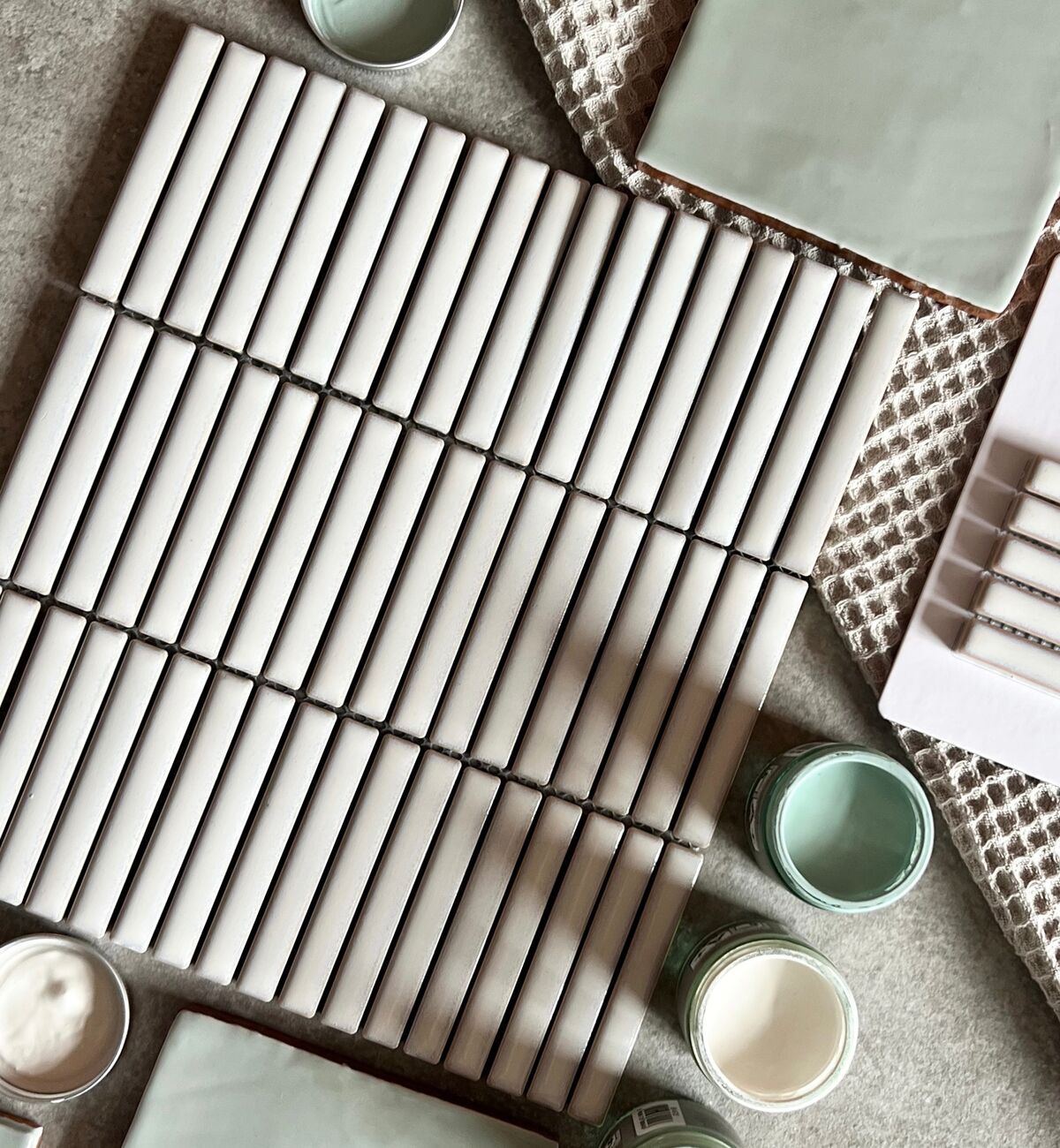 Copenhagen Kit Kat White Mosaic – Fired Earth
