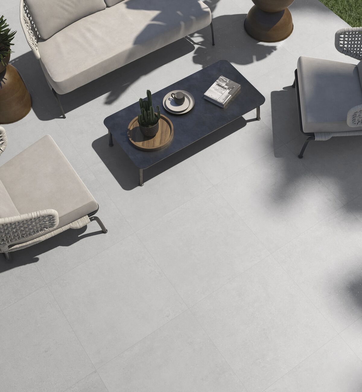 Form White Tile | Porcelain Tile 60x60 | Fired Earth