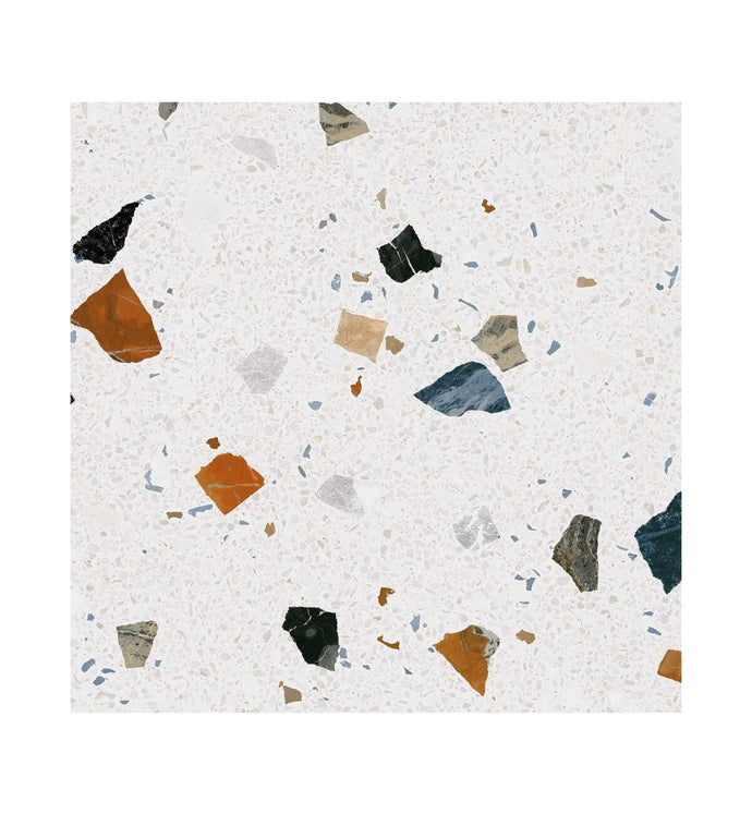 Frammento Multi Terrazzo Effect Porcelain Tile – Fired Earth