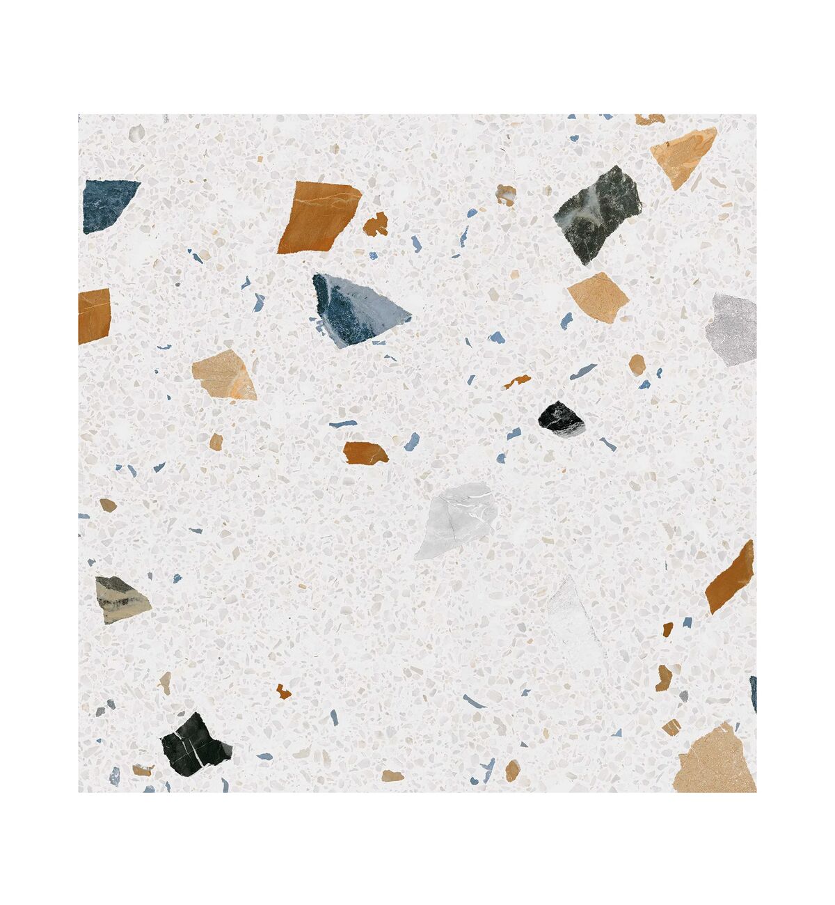 Frammento Multi Terrazzo Effect Porcelain Tile – Fired Earth