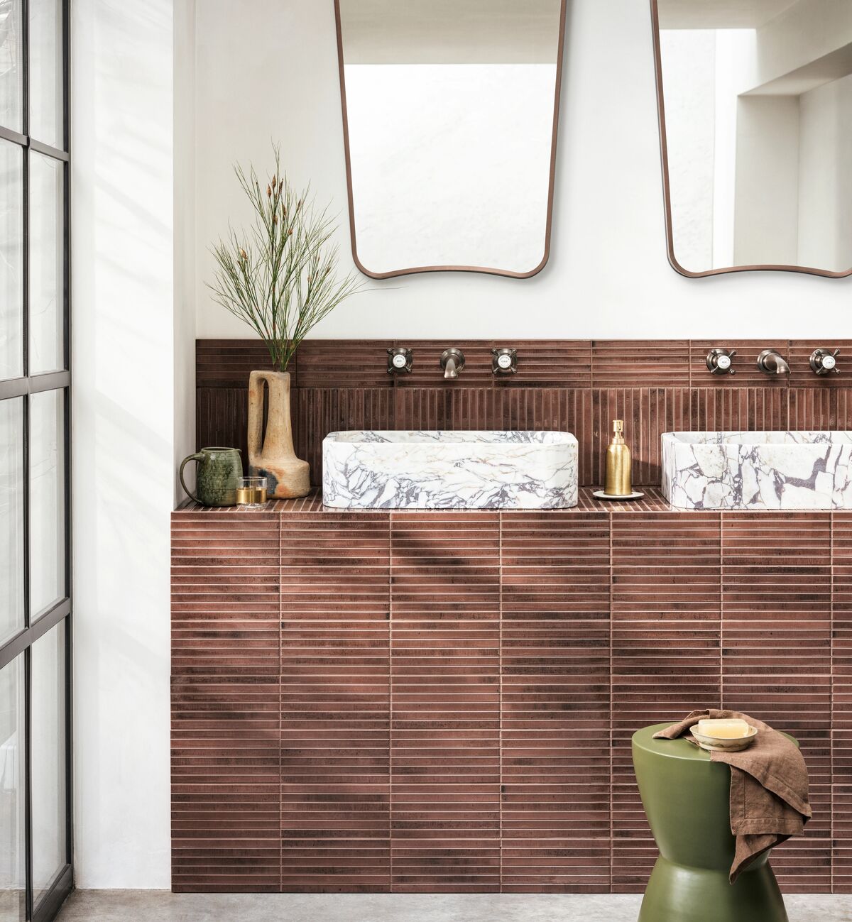 Ixworth Mulberry Bar | Glazed Brick Tile | Fired Earth