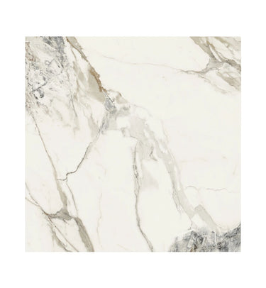 Milos Alabaster Marble Effect Tile | Large Floor Tile | Fired Earth