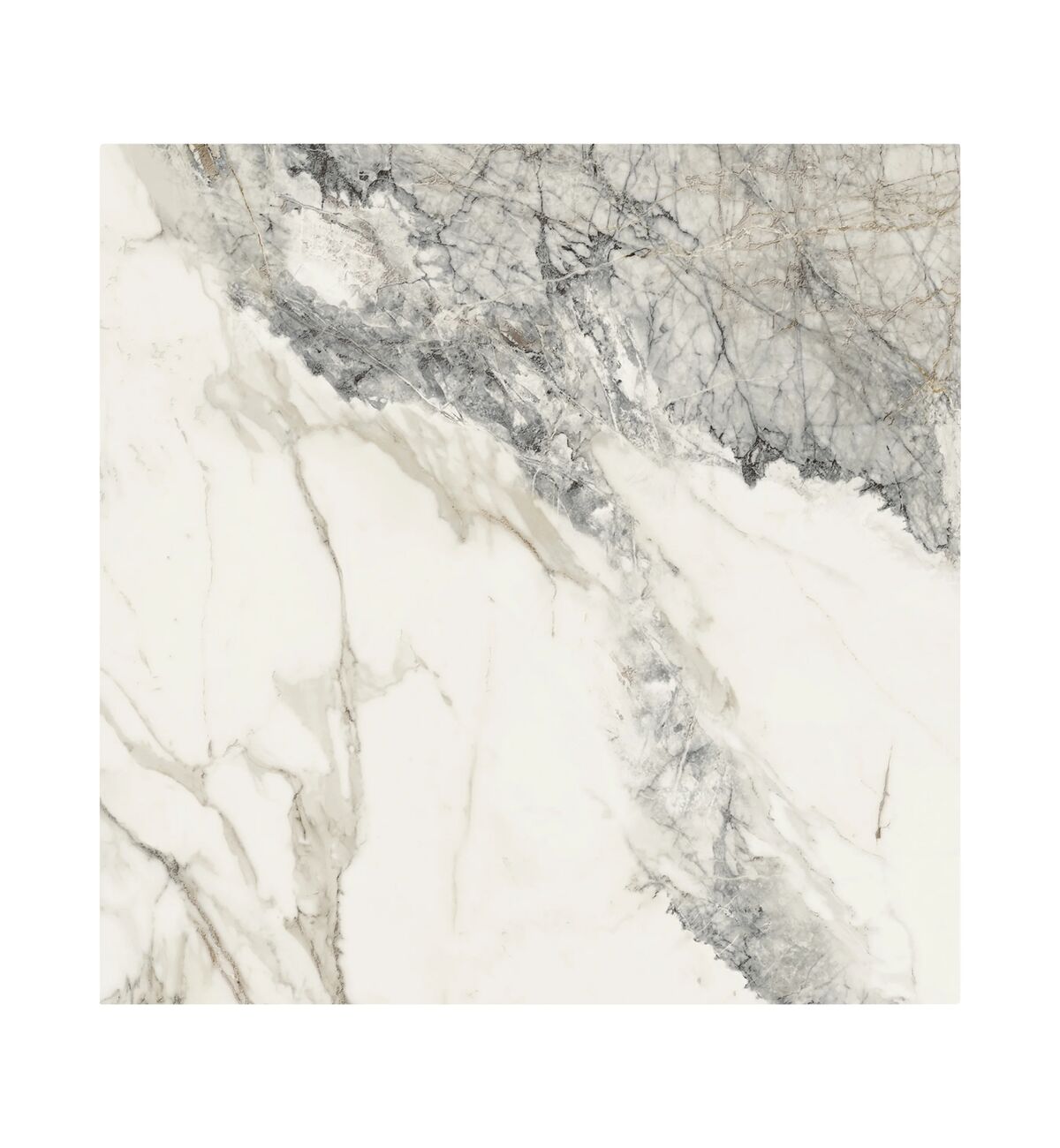 Milos Alabaster Marble Effect Tile | Large Floor Tile | Fired Earth