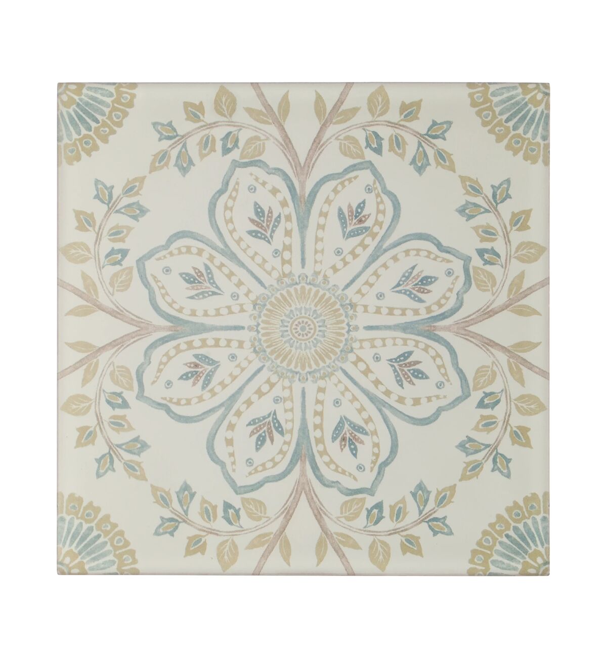 Nina Campbell Topkapi Aqua | Porcelain Pattern Tile | Fired Earth