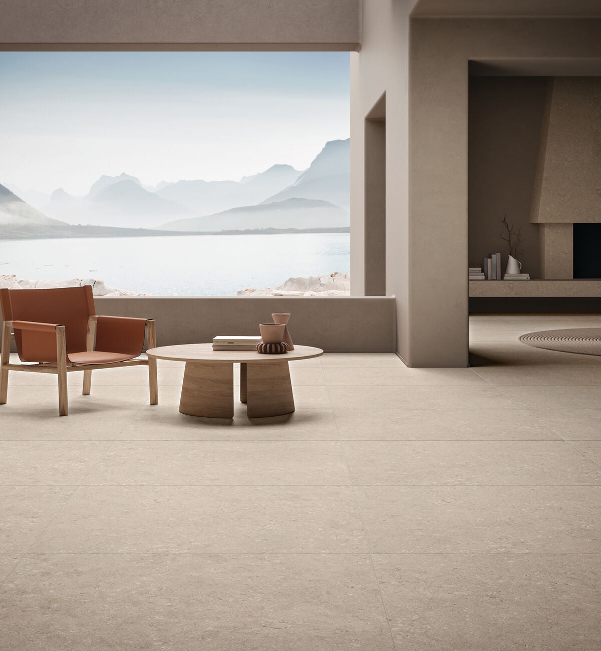 Portland Ivory Cliff Tile | Porcelain Tile 60x120 | Fired Earth