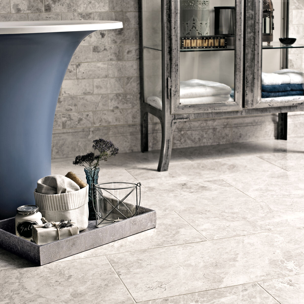 Westhampton Honed Edge Slight Bevel Rectangle Marble Tile | Wall ...