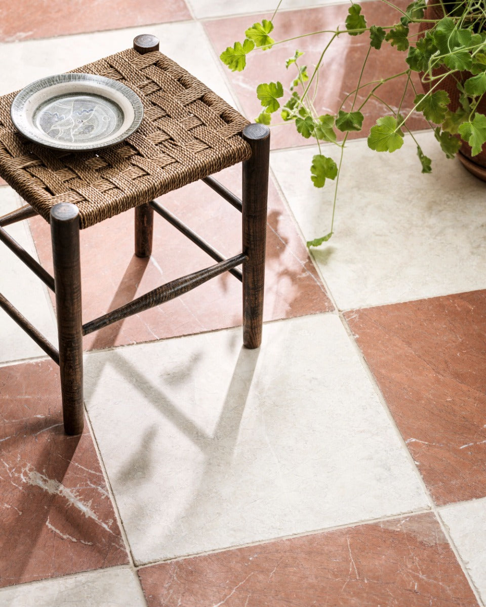 Avalon Crema 40x40 cm | Marble Square Tile Cream | Fired Earth