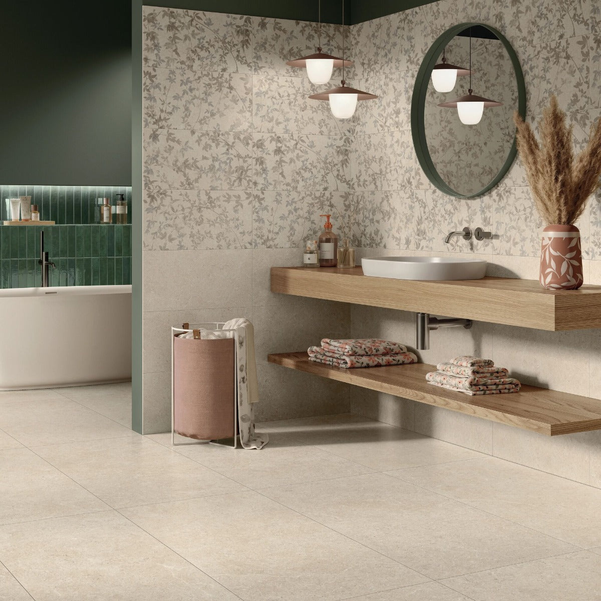 Axis Sand Tile | Porcelain Tile 60x120 | Fired Earth