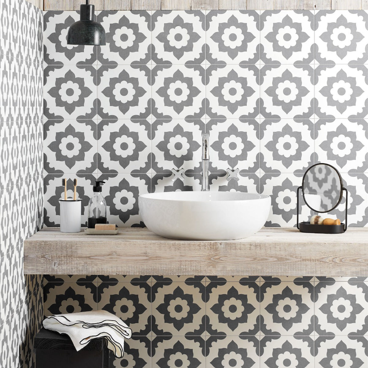 Bert & May Black Santona Porcelain | Wall & Floor Tiles | Fired Earth Tiles