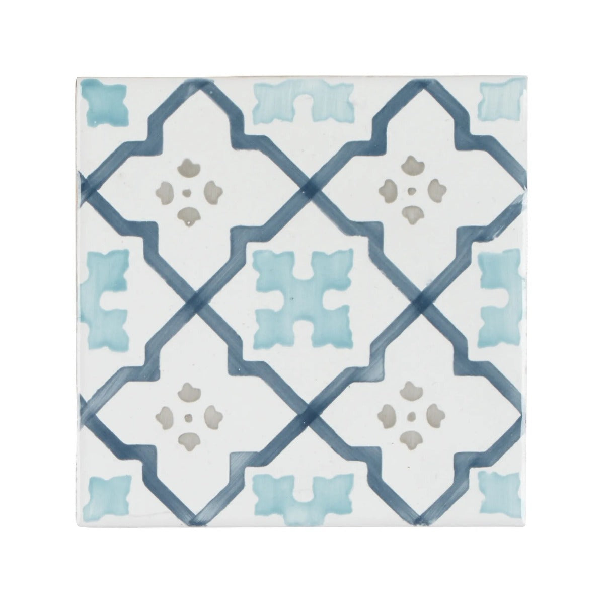 Cordoba Decor 4 | Hand Painted Ceramic Tile | Fired Earth