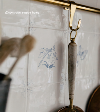 English Delft | Glazed and hand decorated tiles from Fired earth ...