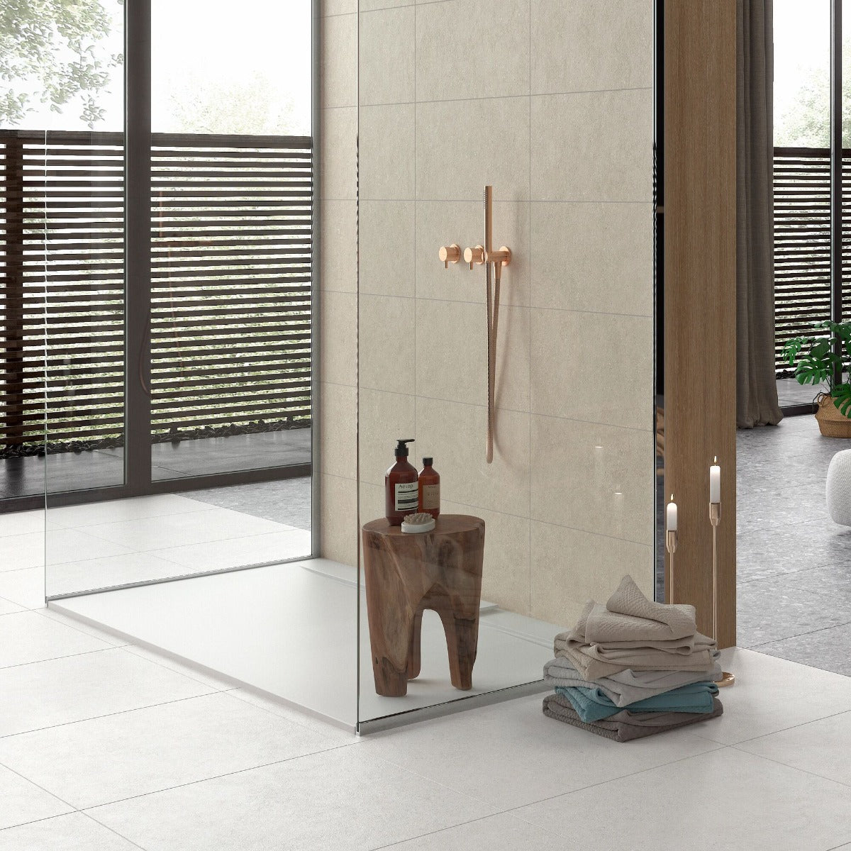 Essence White Tile | Porcelain Tile 60x120 | Fired Earth