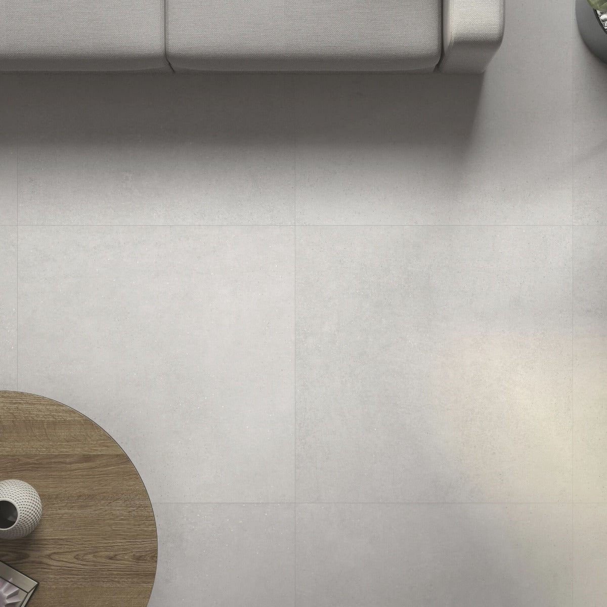 Form White Tile | Porcelain Tile 60x60 | Fired Earth