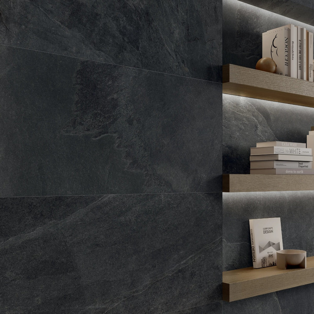 Shale Black 30 x 60 – Fired Earth
